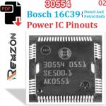 30554 Power IC Pinouts Bosch 16C39 Diesel And Petrol Both – Remzon