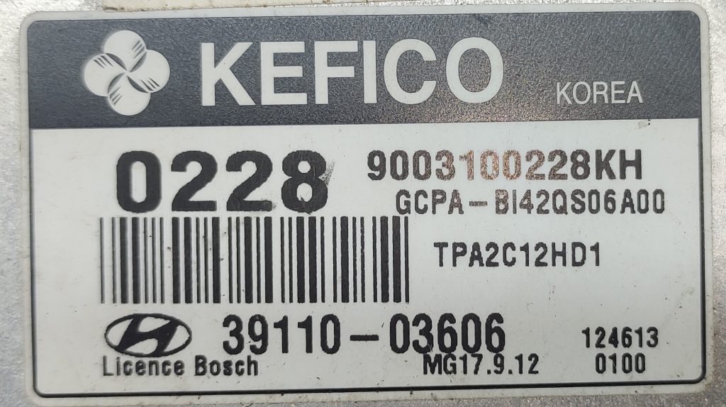 Power And System IC PINOUTS Automatic Gearshift_Bosch kefico i10,i20,Verna Petrol – Remzon